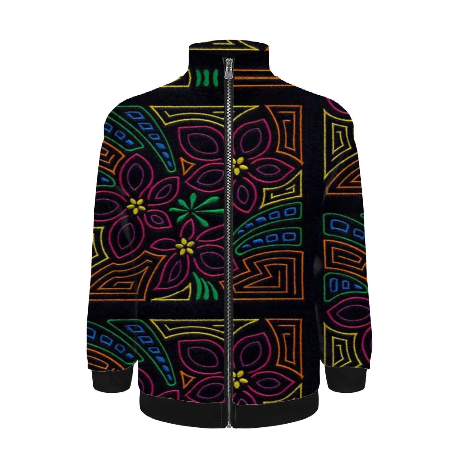 Mola De Panama Jacket Men's Street Cool Long Sleeves Coat Personality ...