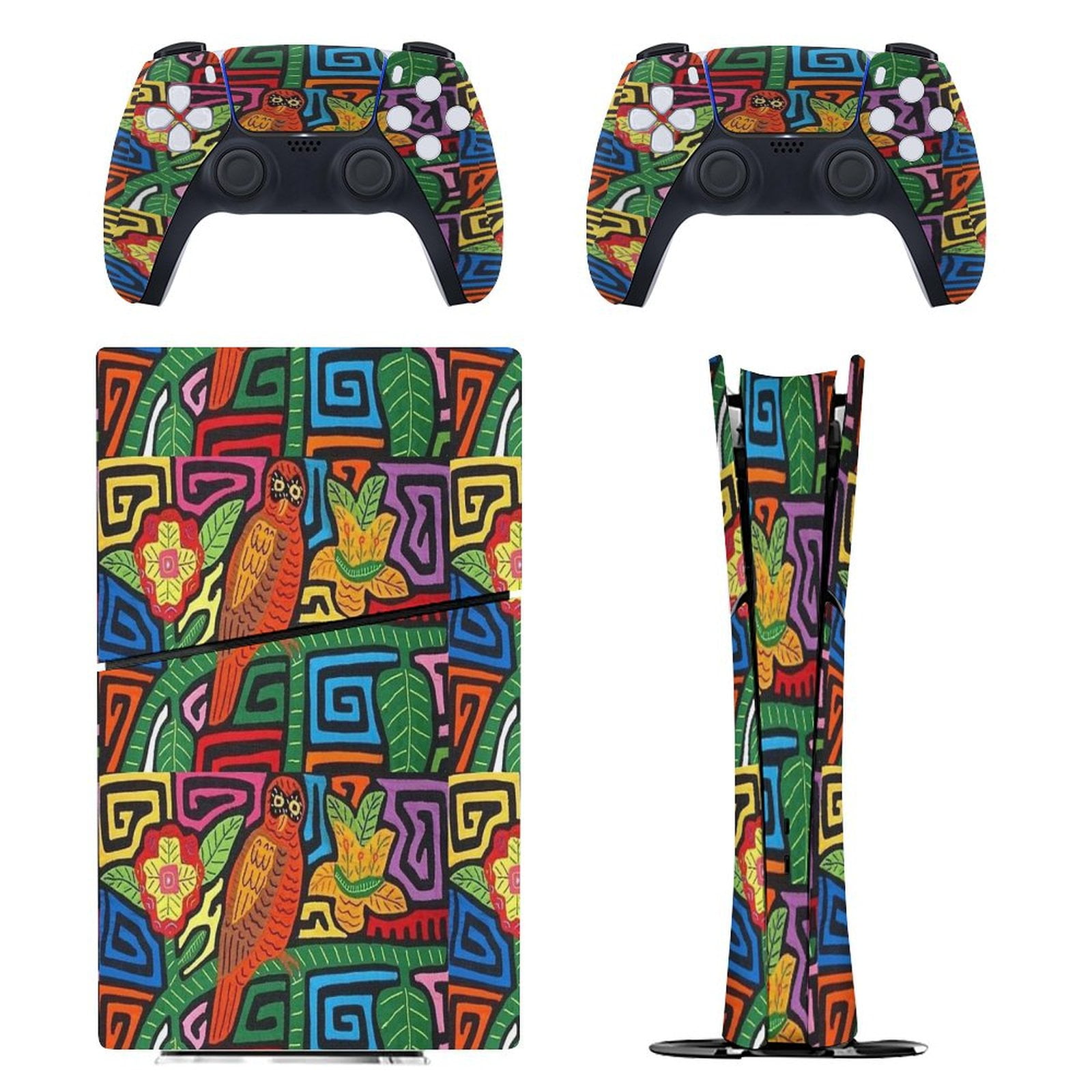 Mola De Panama Mounted PS5/PS5 Pro/PS5 Slim Digital Disc Skin Sticker ...