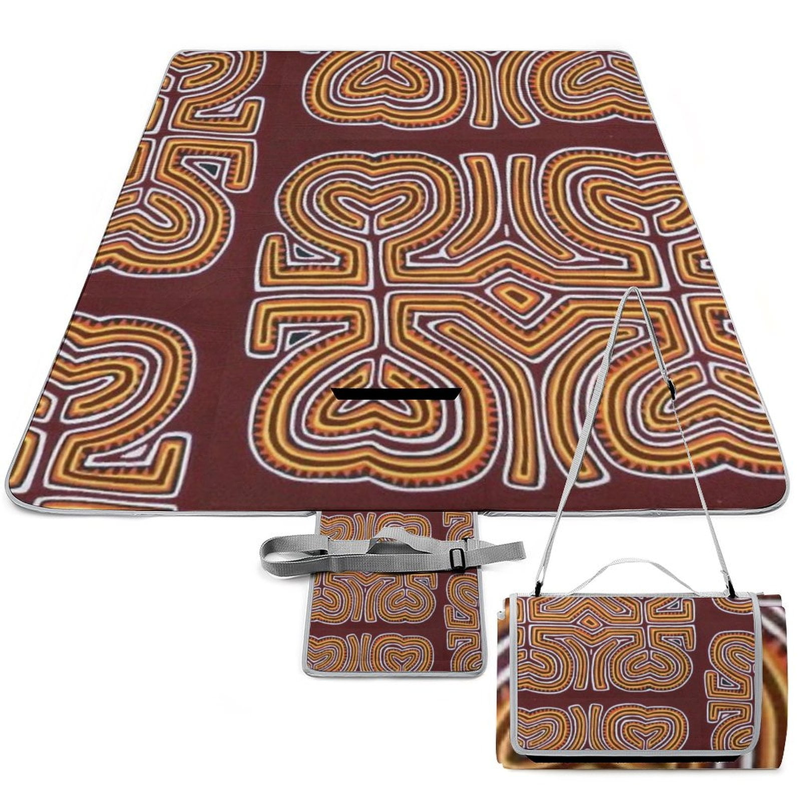 Mola De Panama Square Picnic Mat Waterproof Beach Mat Folding Mattress ...