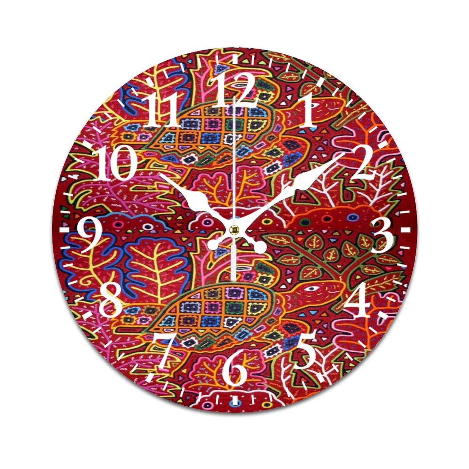 Mola De Panama Turtle Wall Clock Modern Design Clocks Wall Hanging Home ...