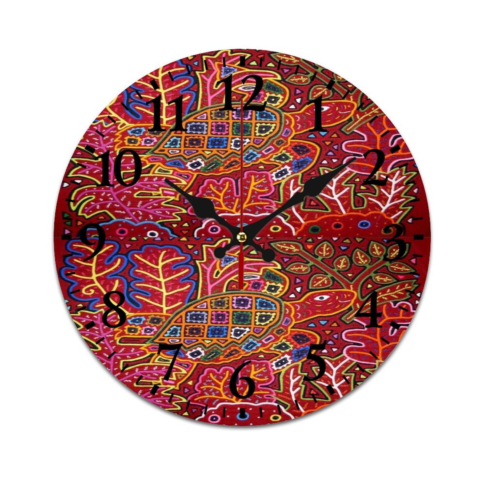 Mola De Panama Turtle Wall Clock Modern Design Clocks Wall Hanging Home ...