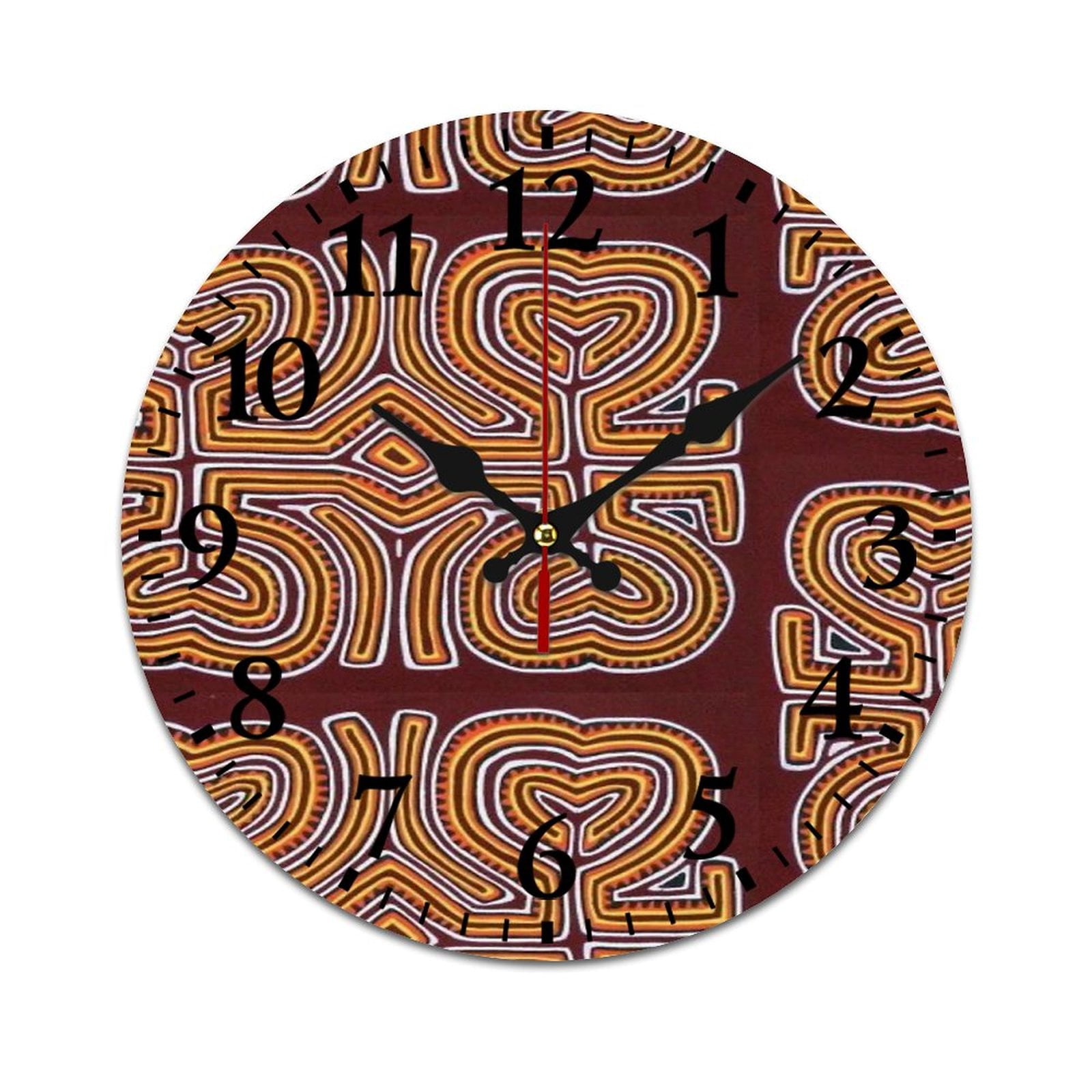 Mola De Panama Wall Clock Modern Design Clocks Wall Hanging Home Office ...