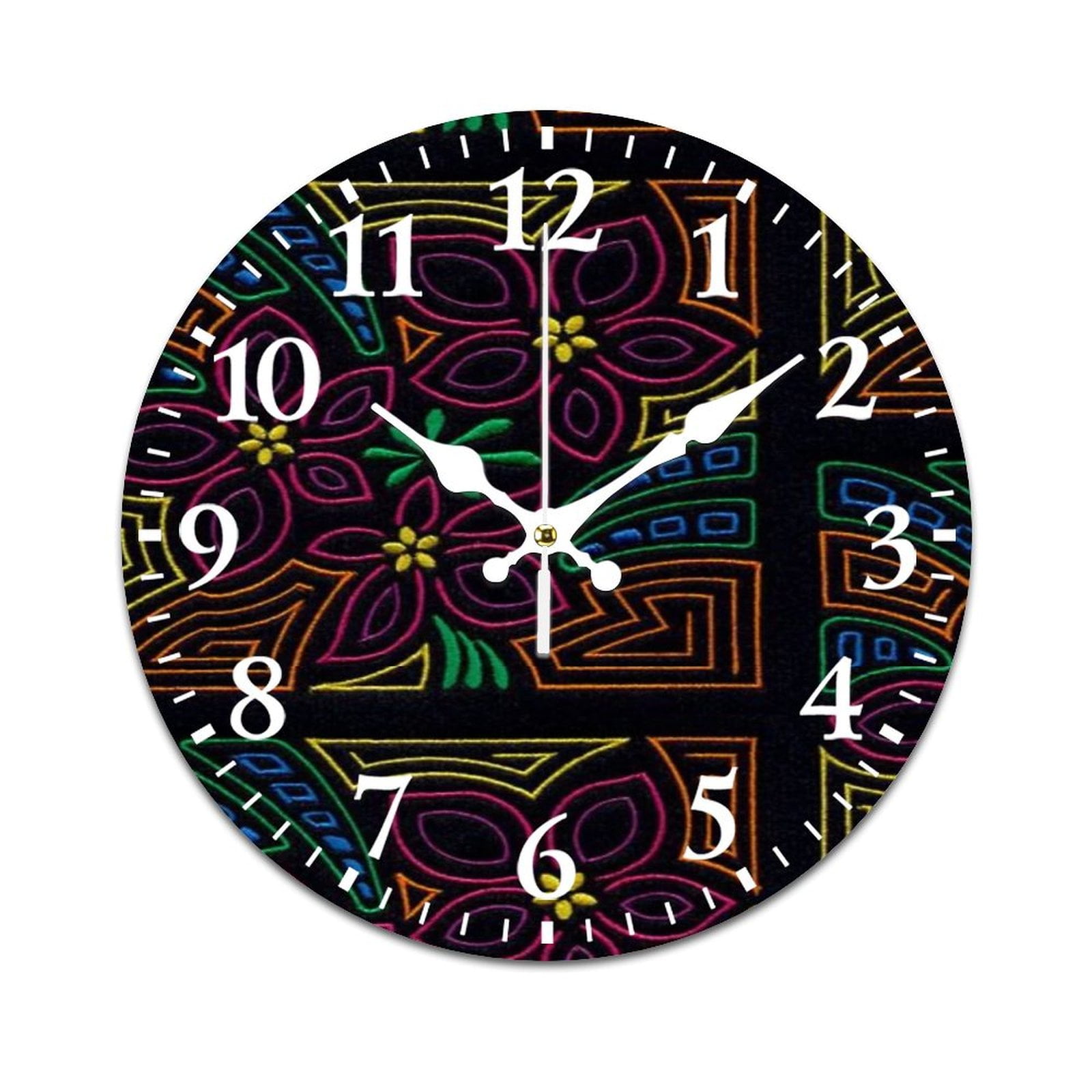 Mola De Panama Wall Clock Modern Design Clocks Wall Hanging Home Office ...