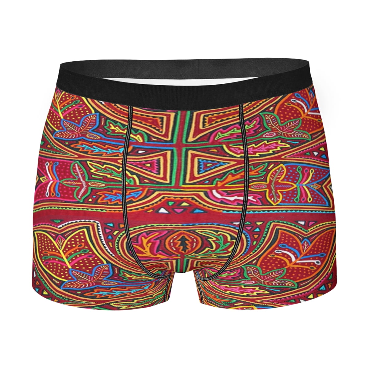 Mola de Panama Flower Boxer Shorts For Man 3D Print Male Underwear ...
