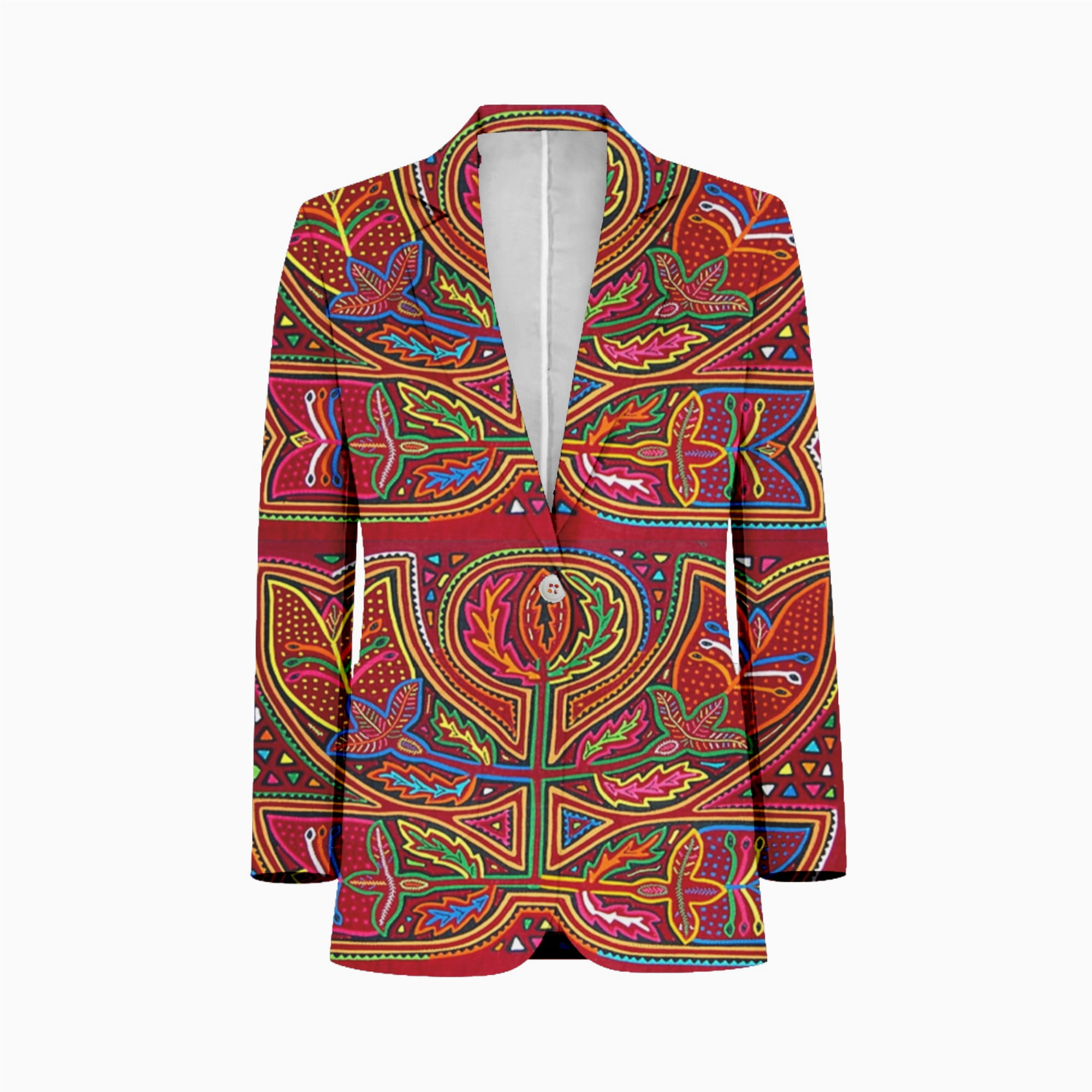 Mola de Panama Flower Men's Suit Blazer Casual Party Wear Slim Fit Suit ...