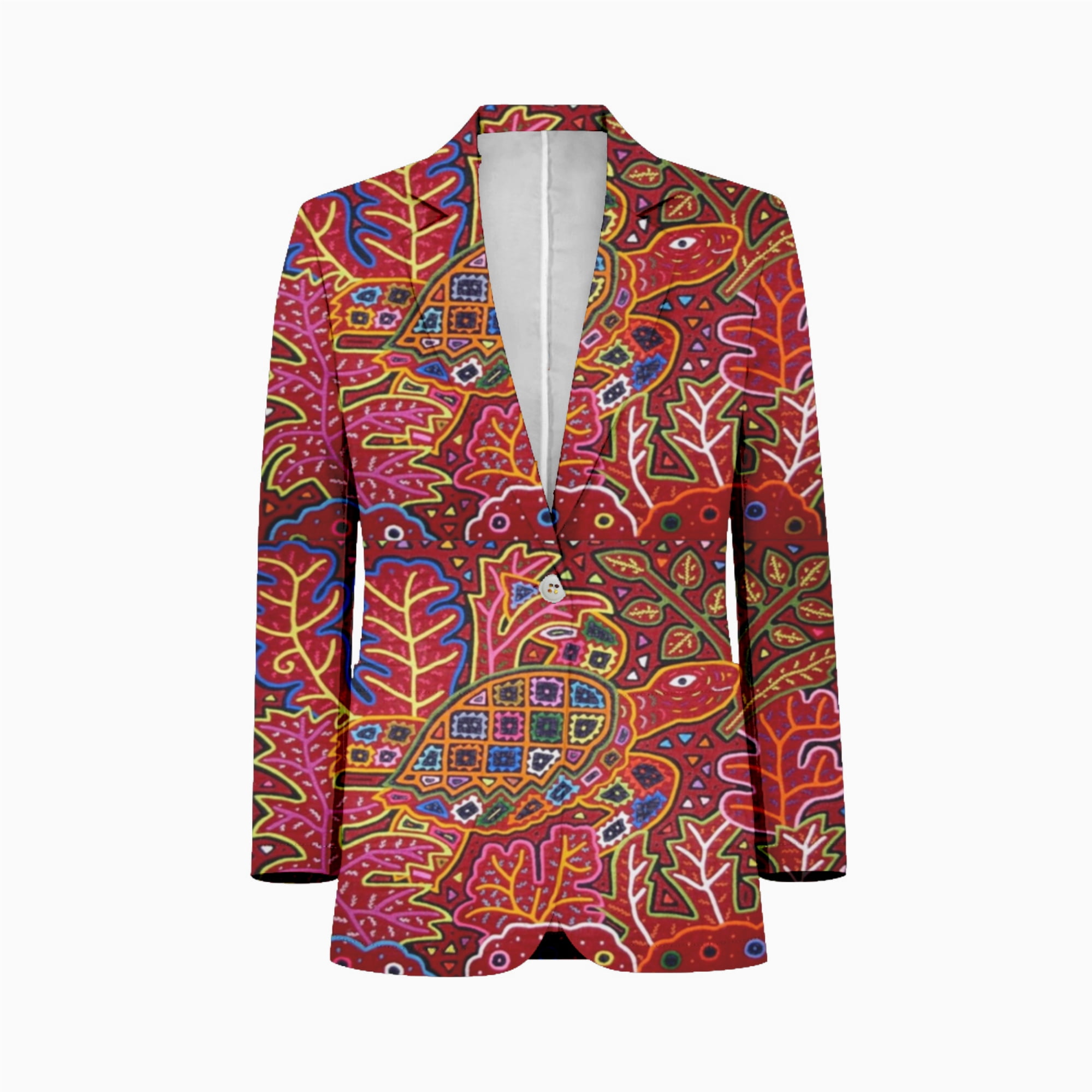 Mola de Panama Turtle Customized Men's Suits full man Shawl Collar ...
