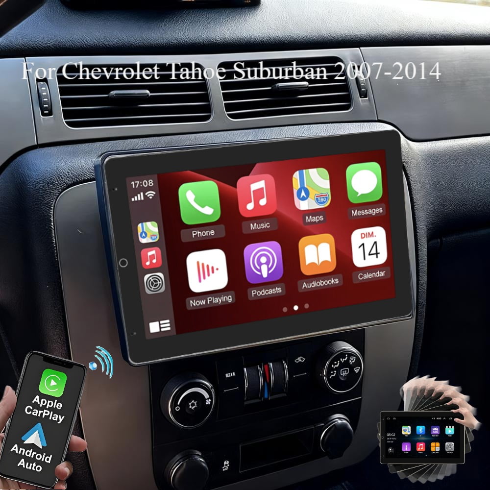 Corfhy 10.1" Double Din Touchscreen Car Stereo Compatible with ...
