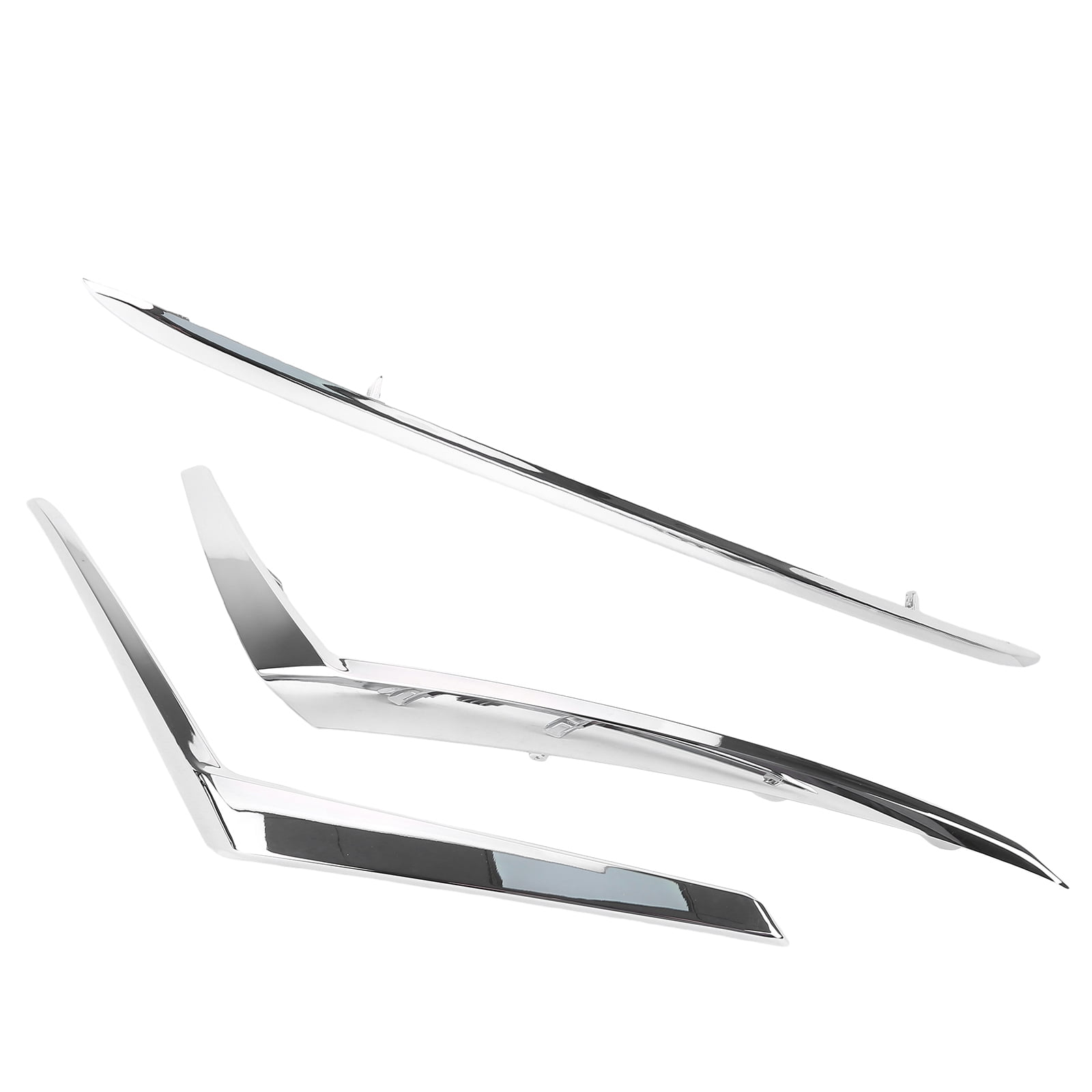 Molaner 3PCS Front Bumper Molding Trim Fit for Nissan Kicks 2021-2023 ...