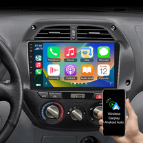Corfhy 10.1" Double Din Touchscreen Car Stereo Compatible with ...