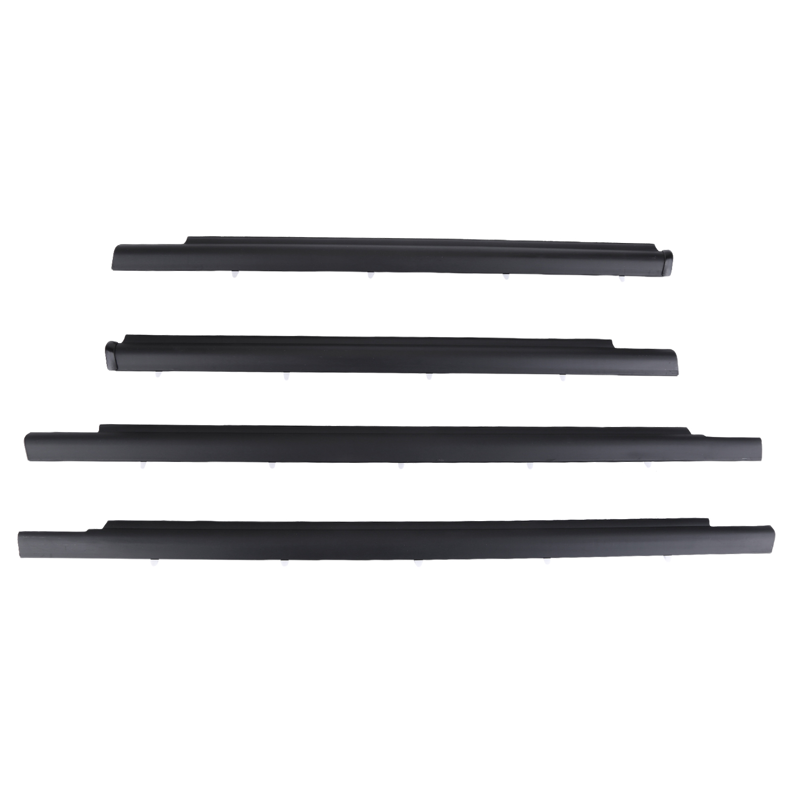 Molaner 4PCS Car Outer Door Window Moulding Trim Weatherstrip Seal Belt ...