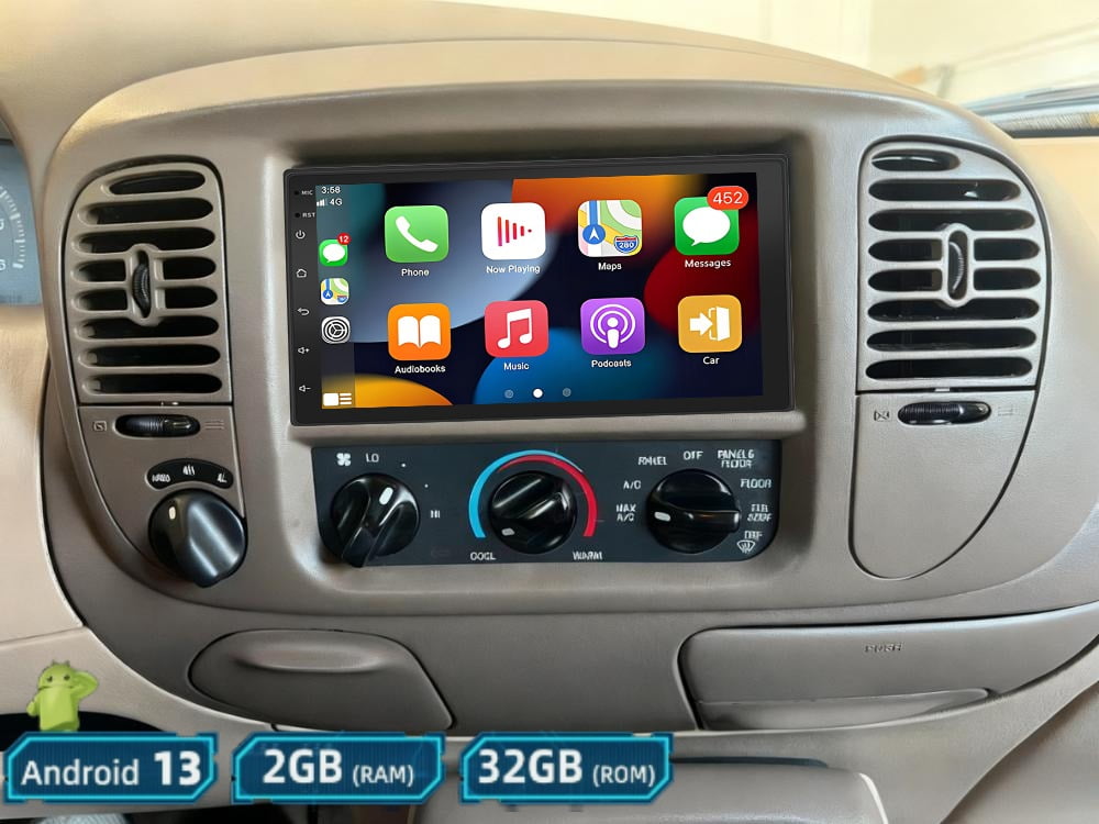 Molaner 7" Double Din Car Stereo for Ford Expedition 1998-2002, Android ...