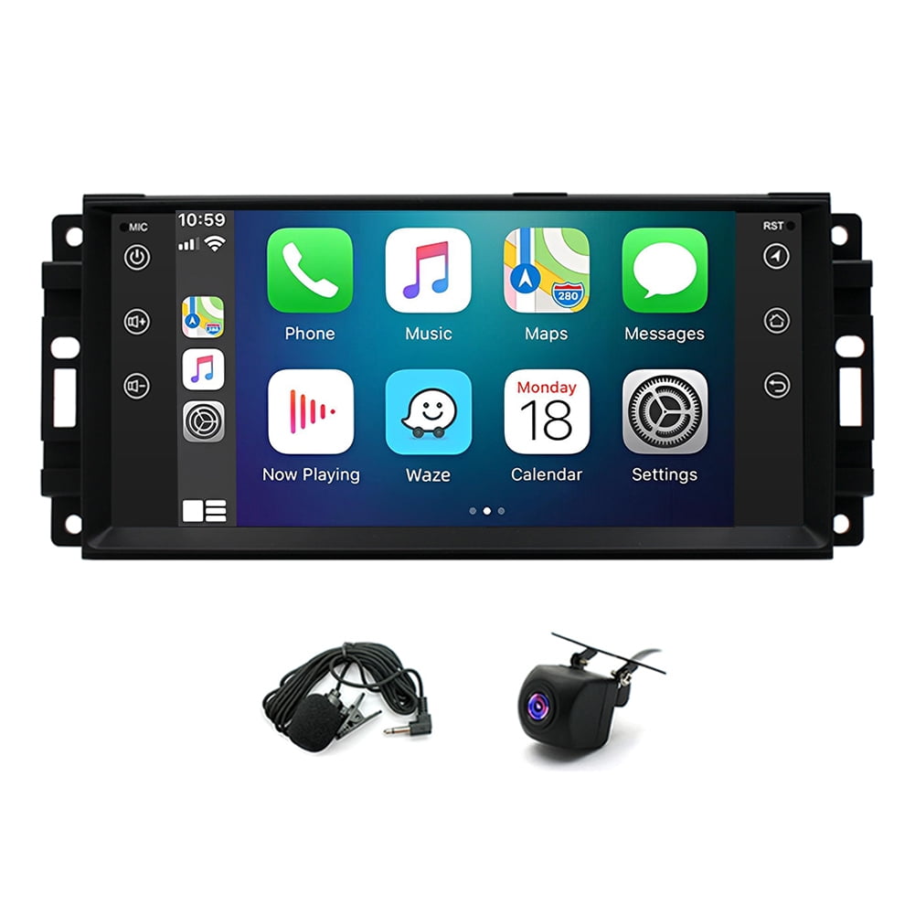 Molaner Andriod 13 Car Stereo for Jeep Dodge Ram Chrysler 2007-2017 6 ...