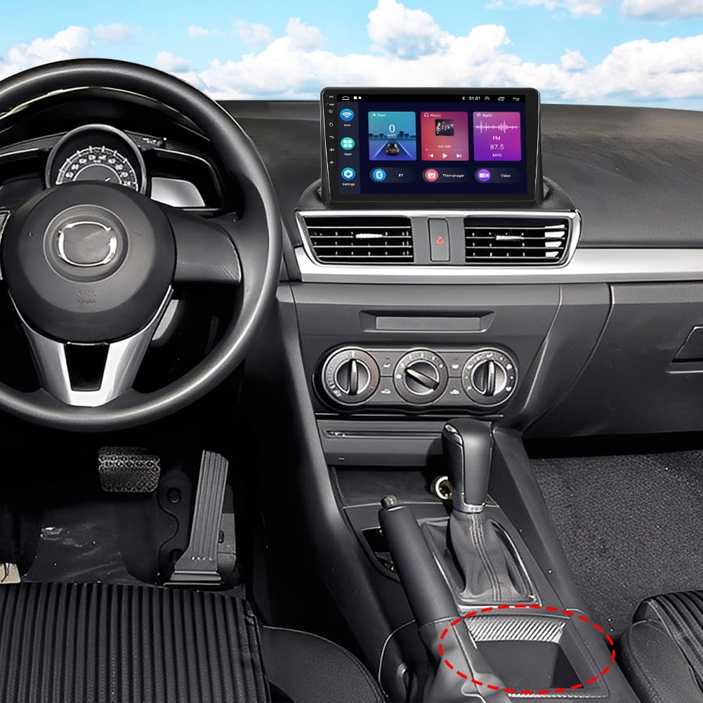 Molaner Car Radio for Mazda 3 2014-2019, 9 inch HD Touchscreen Android ...