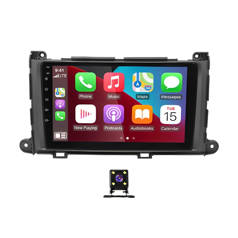 Molaner Car Radio for Toyota Sienna 2011-2014 with Wireless Carplay ...
