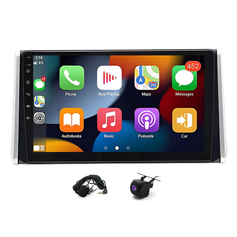 Molaner Car Stereo for Toyota RAV4 2018-2020 Android 14 with Wireless ...