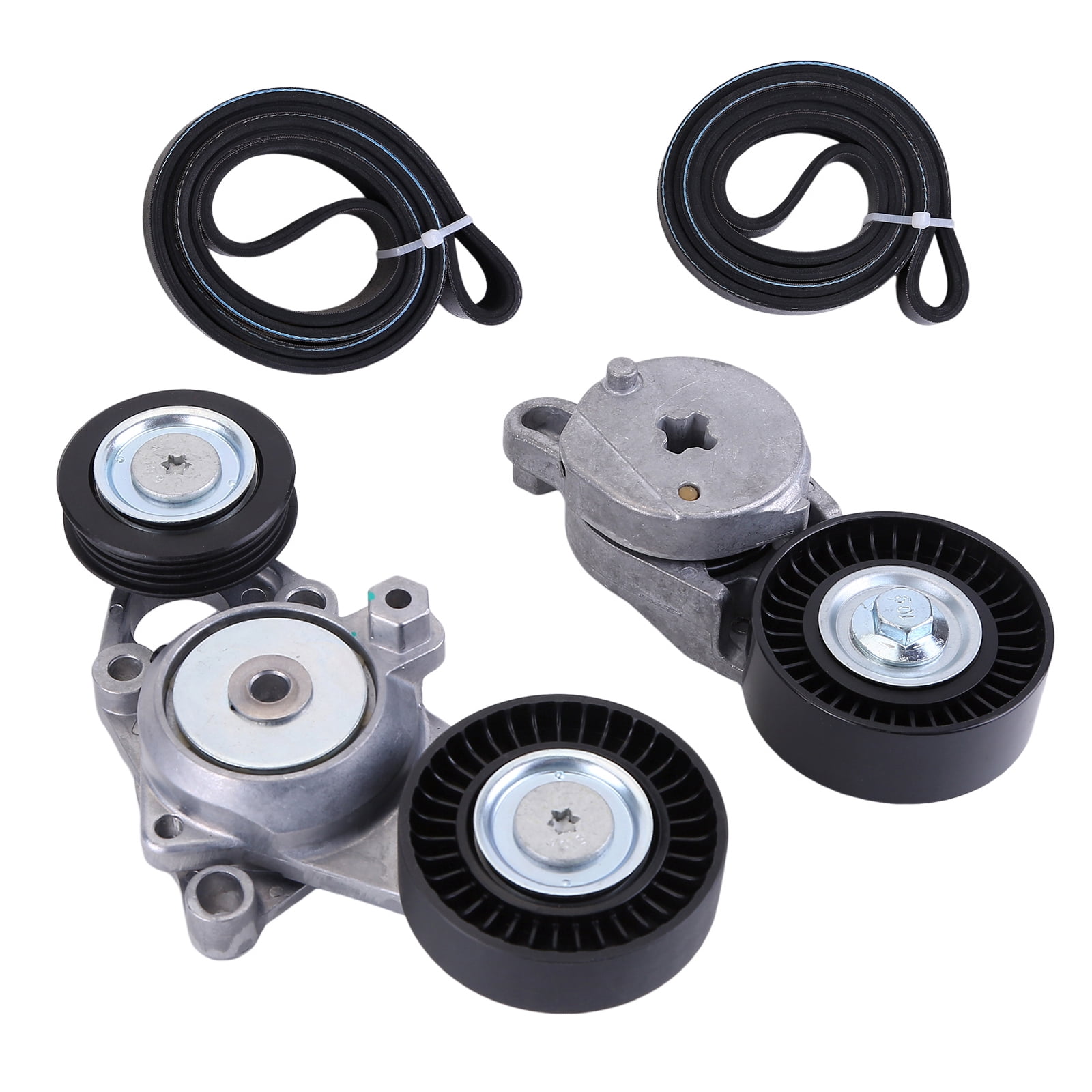 Molaner Engine Serpentine Belt Drive Kit, Belt Tensioner kit Compatible ...