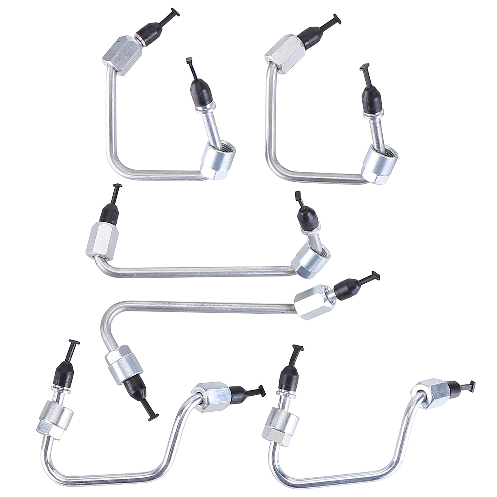 Molaner Fuel Injection Lines, Engine Fuel Injector Feed Line Compatible ...