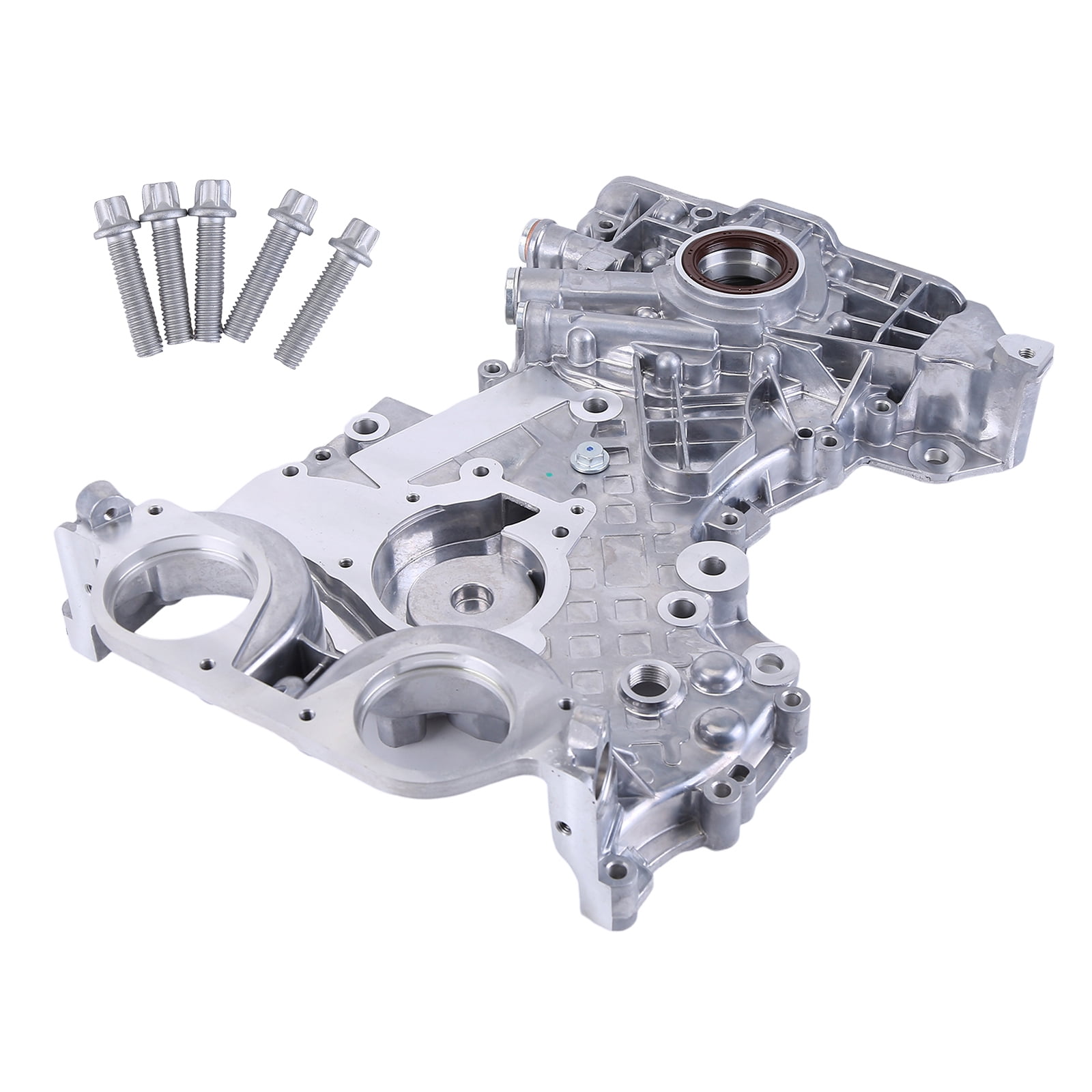 Molaner Timing Chain Cover Oil Pump Assembly with Gasket for Chevrolet ...