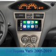 Molaner Wireless Double Din Car Stereo for Toyota Yaris 2005-2019 7 ...