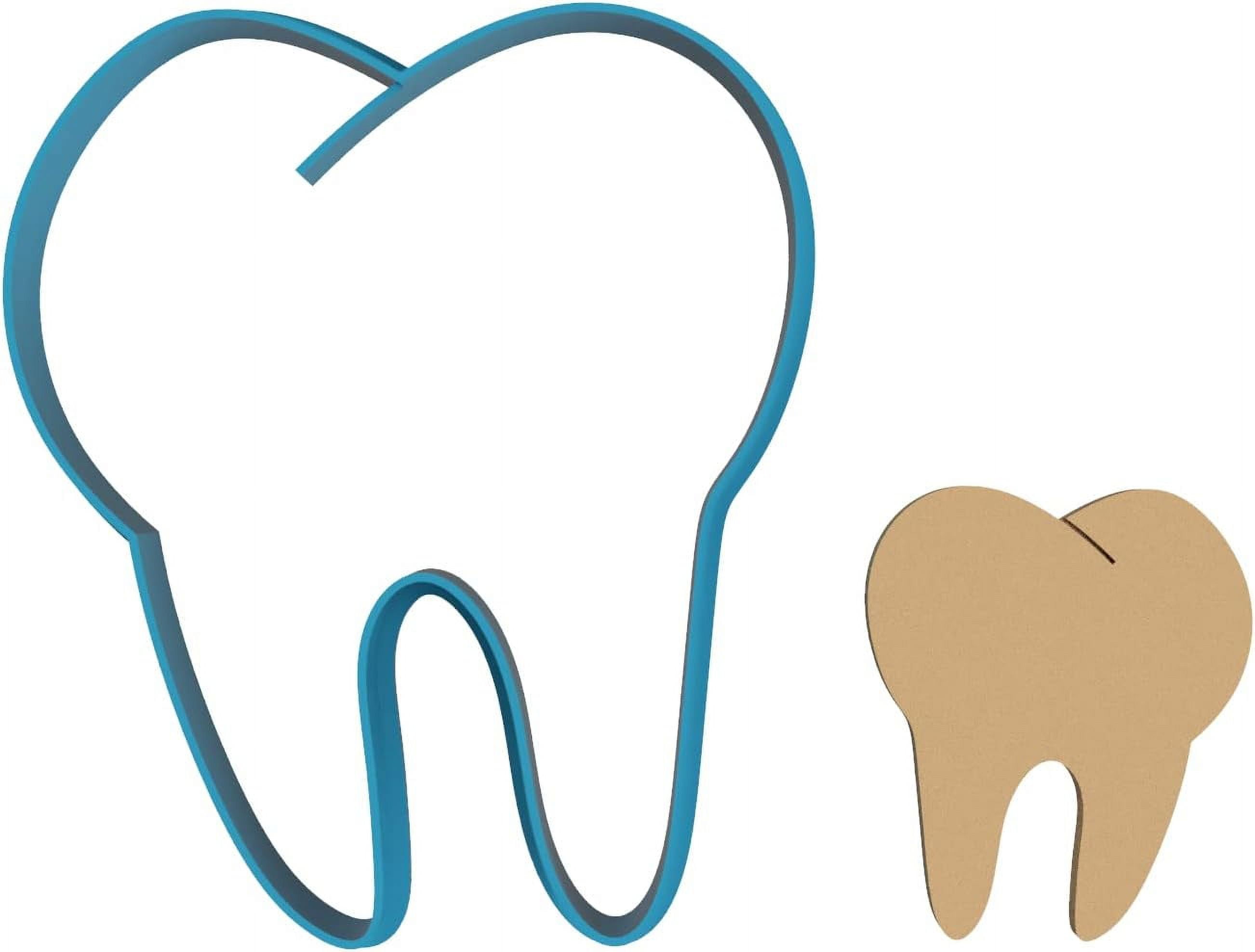 Molar Tooth Cookie Cutter - Dentist Dental Hygiene Oral Mouth Cavity ...