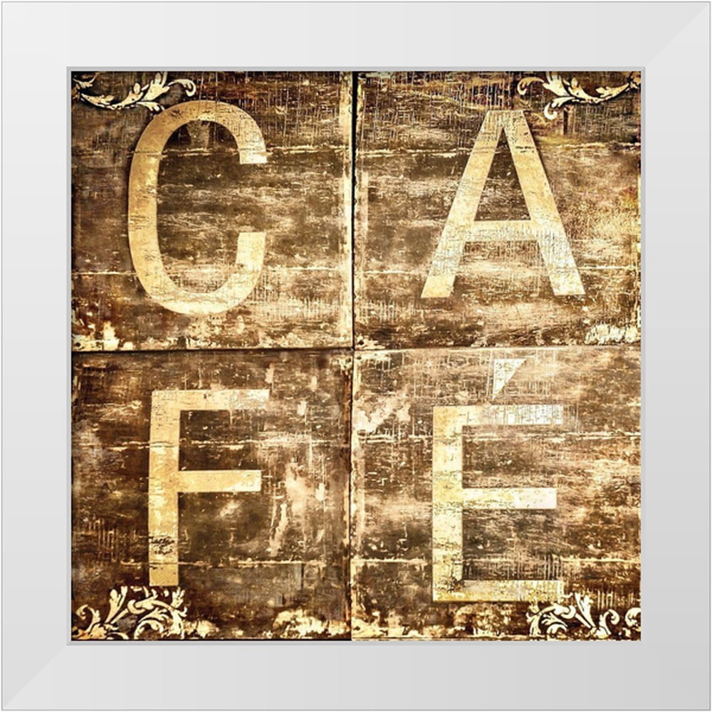 Molcan, M. 12x12 White Modern Wood Framed Museum Art Print Titled ...