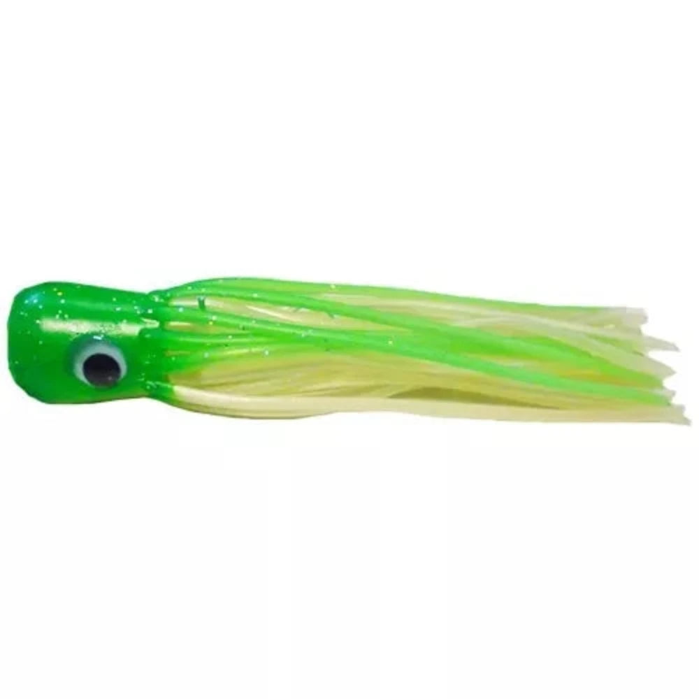 Mold Craft Little Super Chugger 5" Green,White Lures - Walmart.com