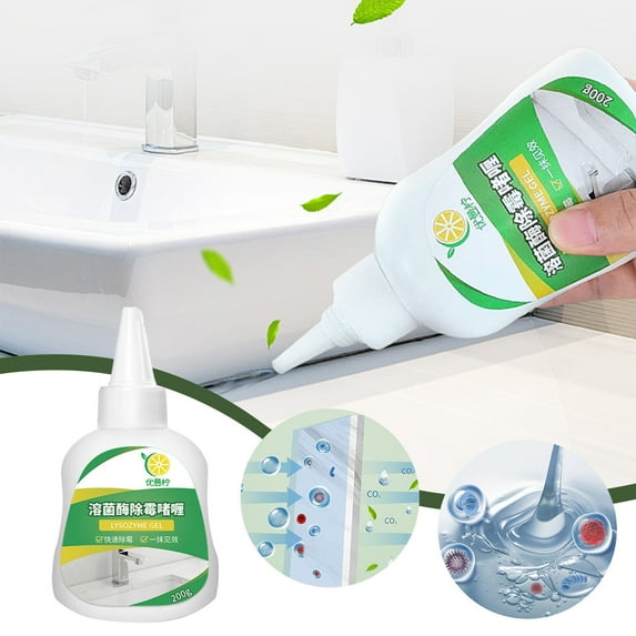 Mold and Mildew Remover Gel - Bathroom Cleaner for Shower Grout Sealant ...