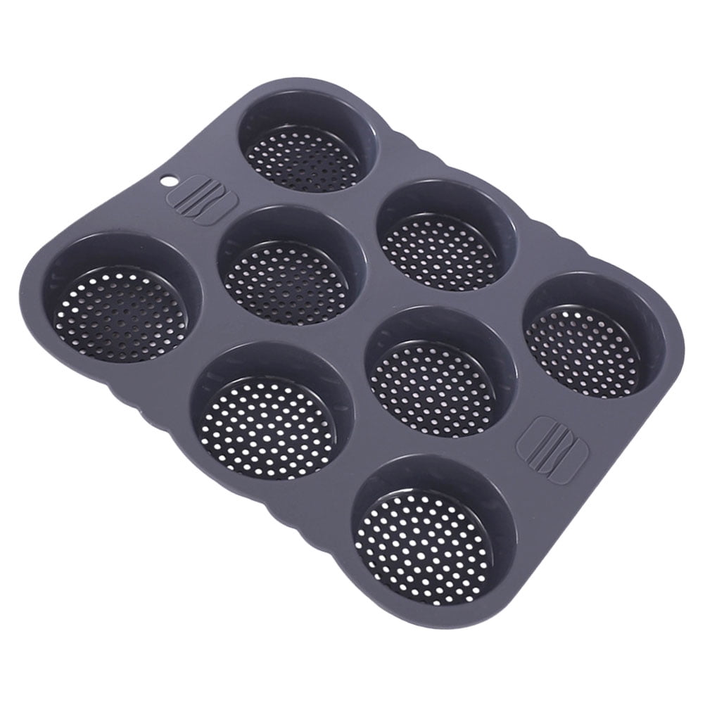 Mold Multi-grid Cake Silicone Bun Silica Gel Muffin Baking Tray Pan ...