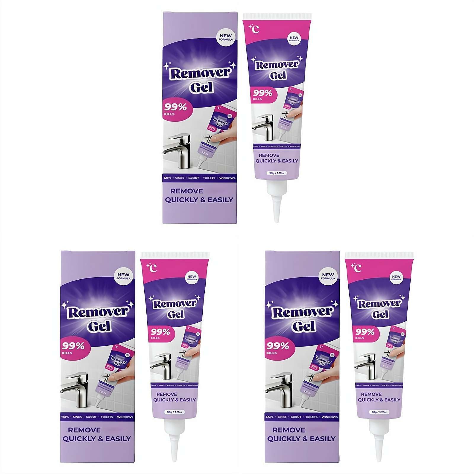 Mold Remover Gel, Mold Stain Cleaner for Bathroom, Household Shower ...