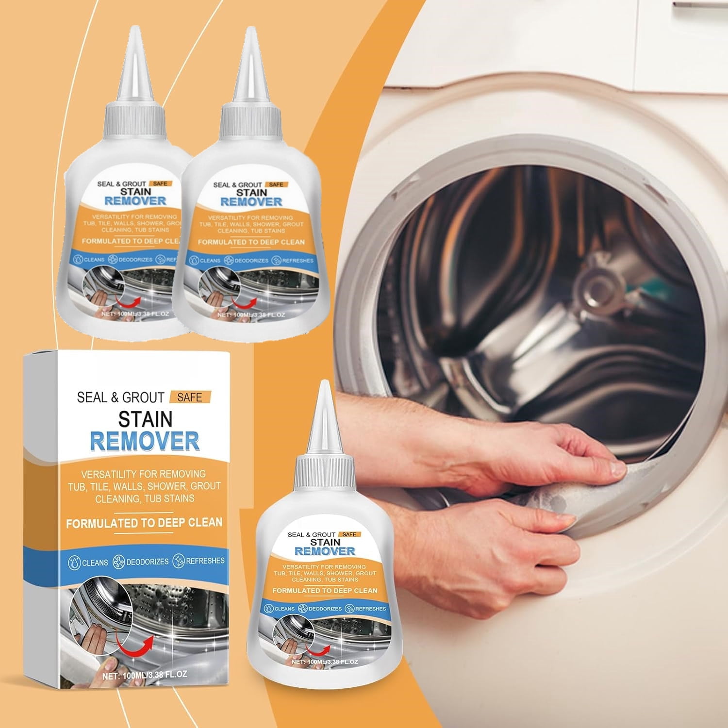 Mold Stain Remover Gel Cleaner Heavy Duty Stain Cleaner for Front ...