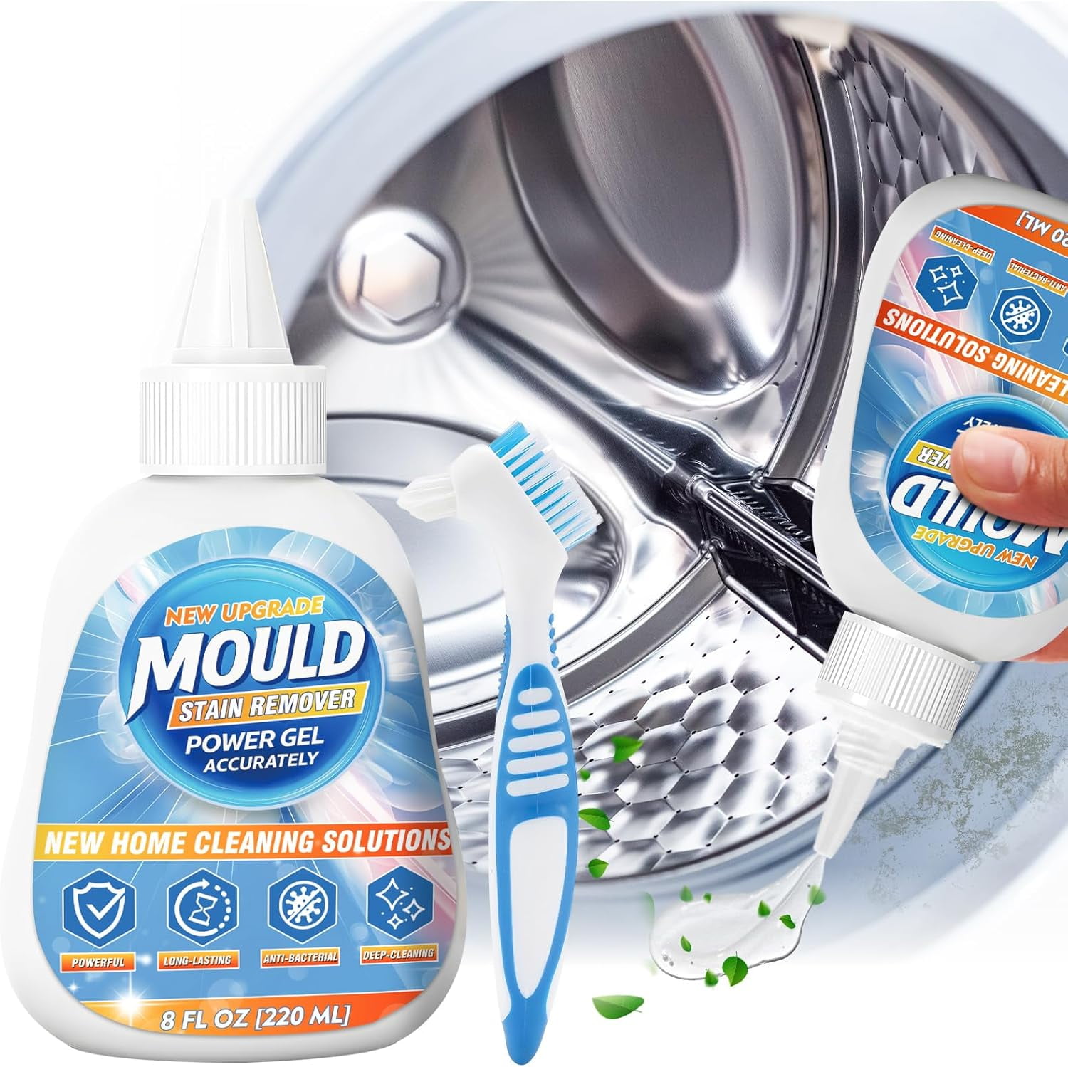 Mold Stain Remover Gel, Heavy Duty Washing Machine Cleaner ...