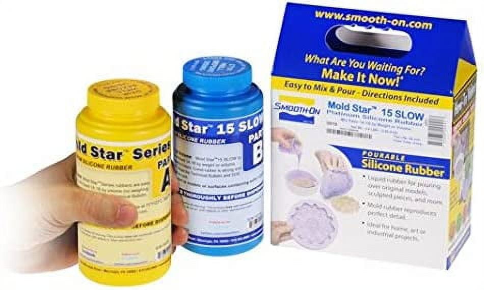 Mold Star 15 SLOW - 1A:1B Mix By Volume Platinum Silicone Rubber - Pint ...