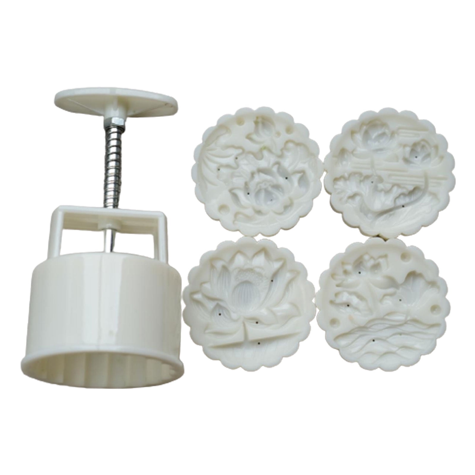 Mold Traditional Cake Making Tool for MidAutumn Festival Hand Pressure ...