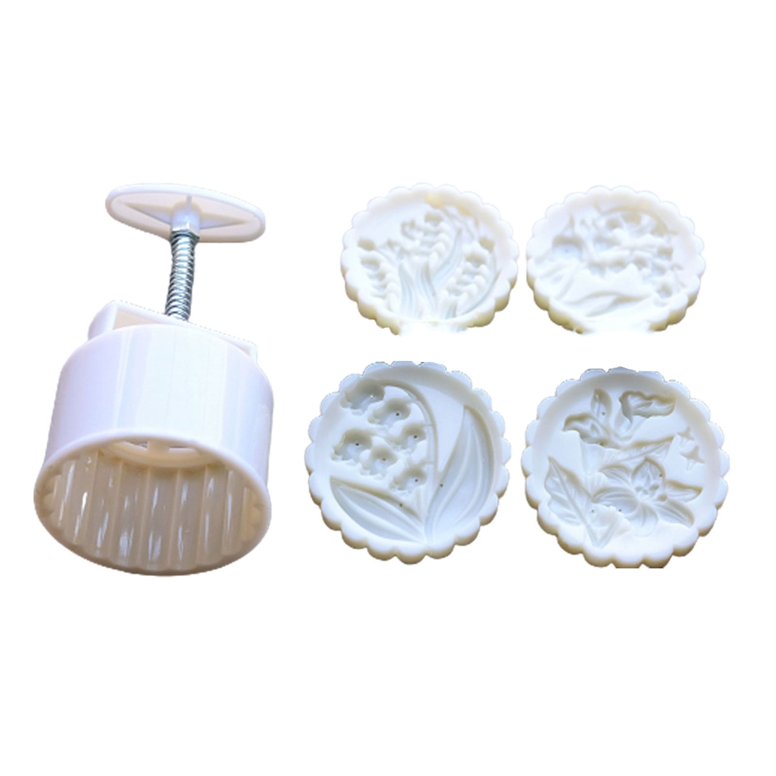 Mold Traditional Cake Making Tool for MidAutumn Festival Hand Pressure ...