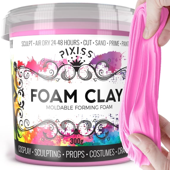 Moldable Cosplay Foam Clay Light Pink - Premium Modeling Foam Clay Air ...