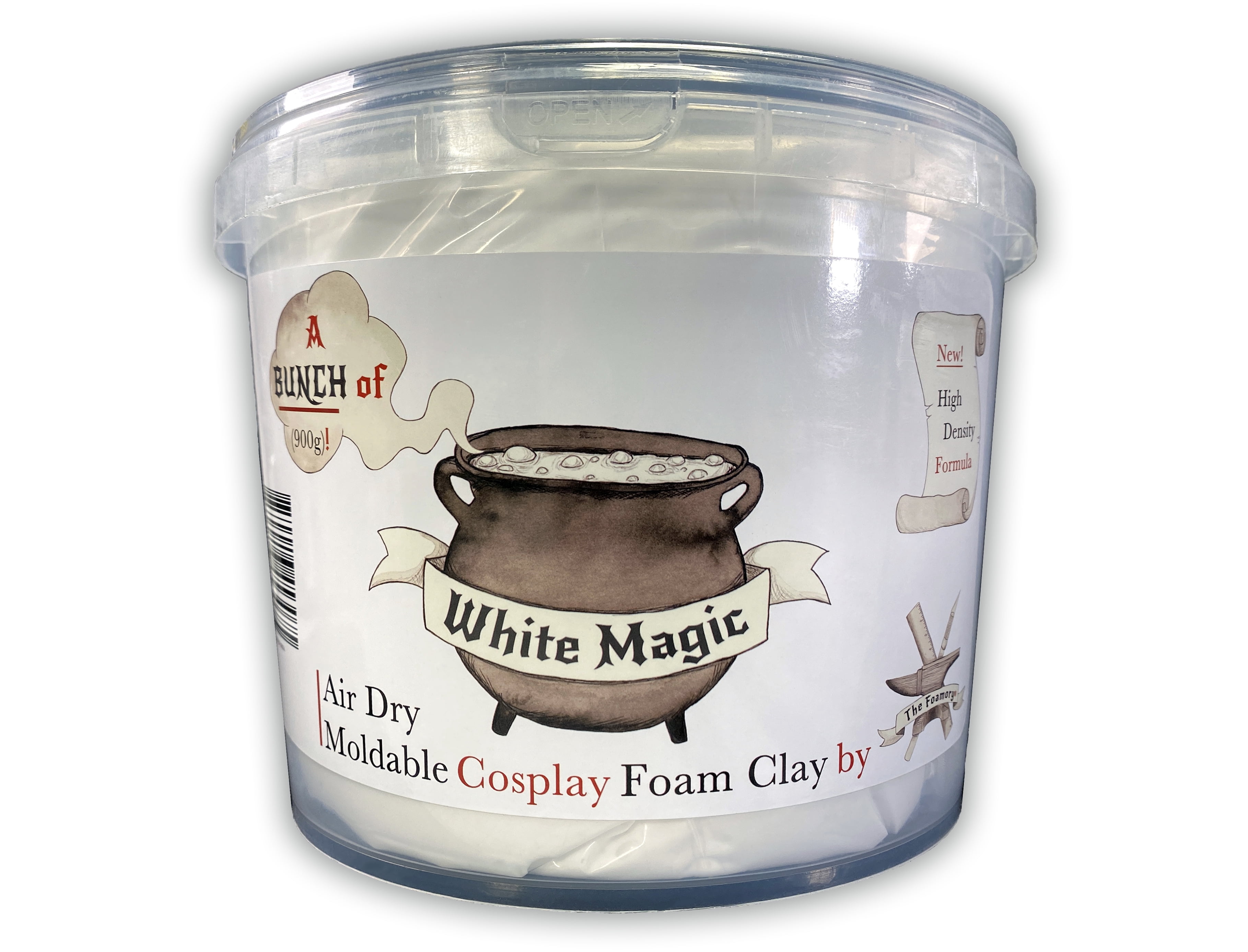 Moldable Cosplay Foam Clay (White) 900g - by The Foamory - High Density ...