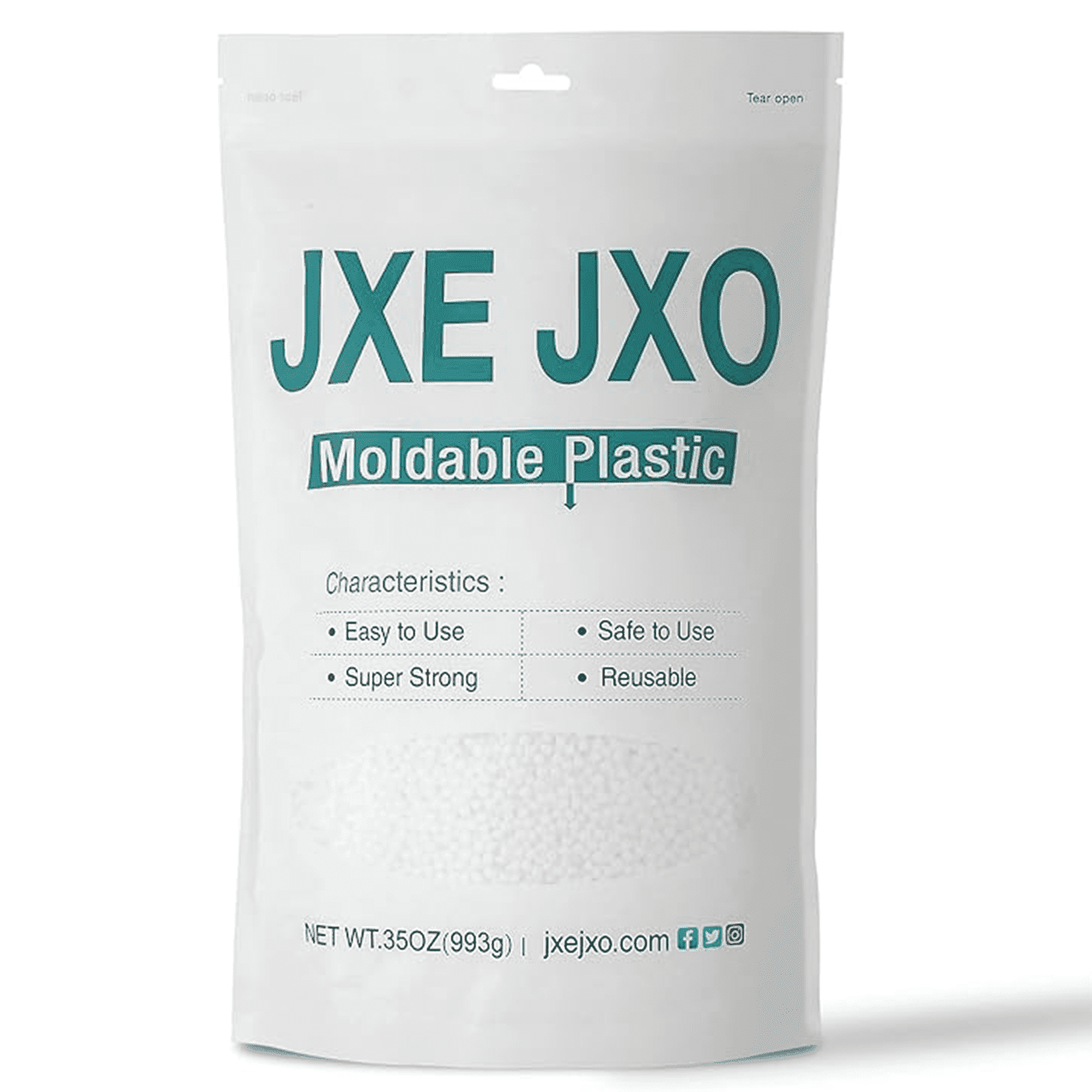 Moldable Plastic, Polymorph Plastic, Thermoplastic Beads 35OZ - Walmart.com