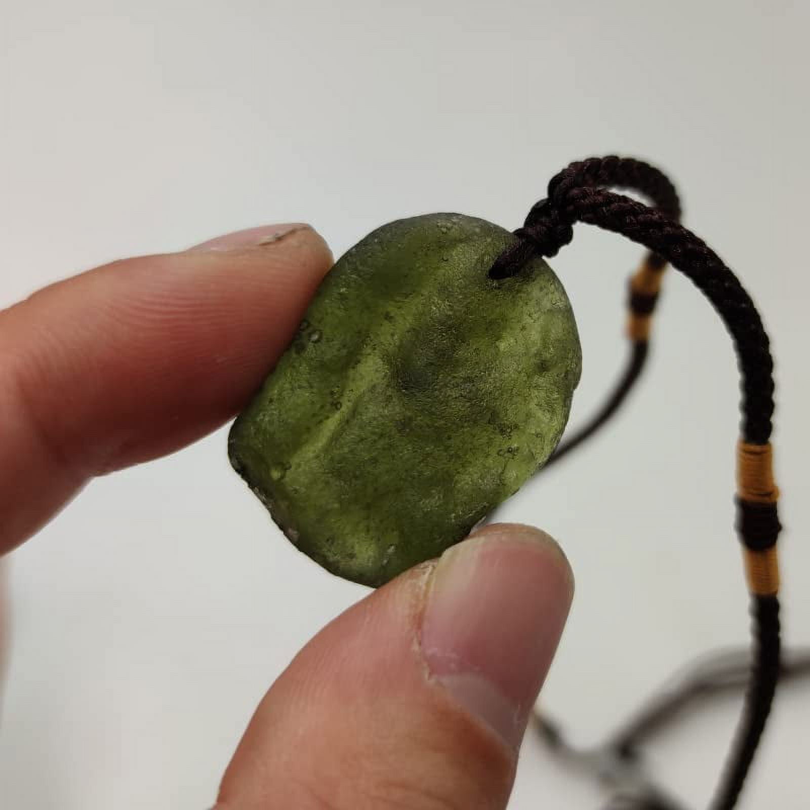 Moldavite Czech Meteorite Glass Raw Rough Stone Necklace,Aerolites ...