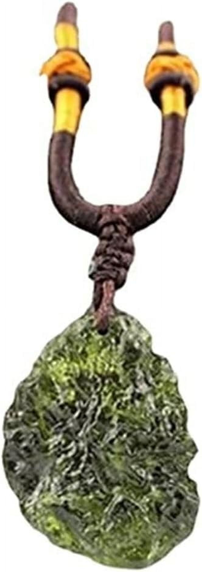 Moldavite Meteorite Crystal Meteorite Tektite Necklace,Raw Moldavite ...