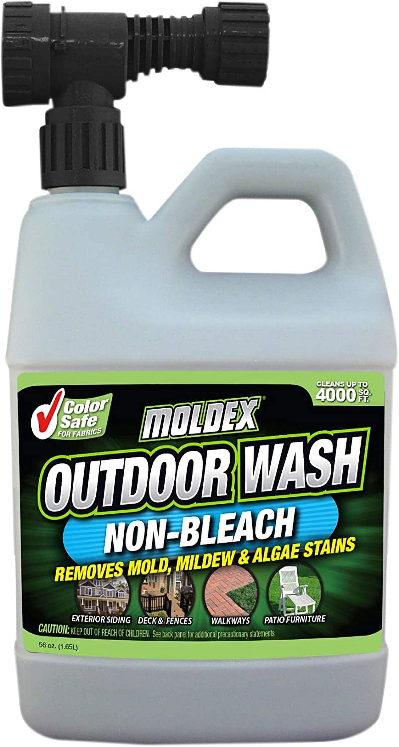 Moldex 56 oz Non-Bleach Outdoor Mold & Mildew Cleaner, Multi-Surface ...