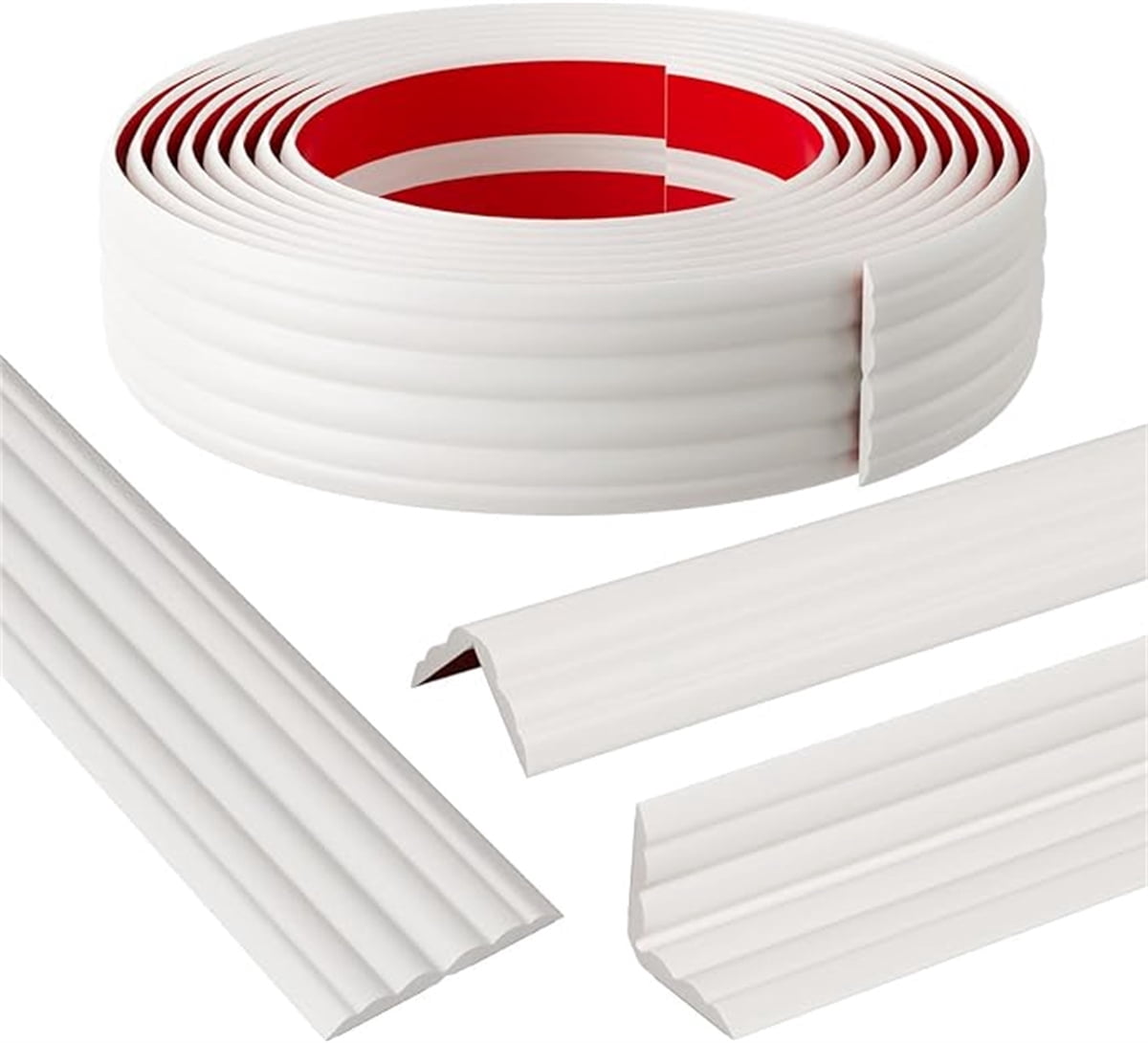 Molding Trim,Self-Adhesive 3D Chair Rail Panel Molding,Flexible DIY ...