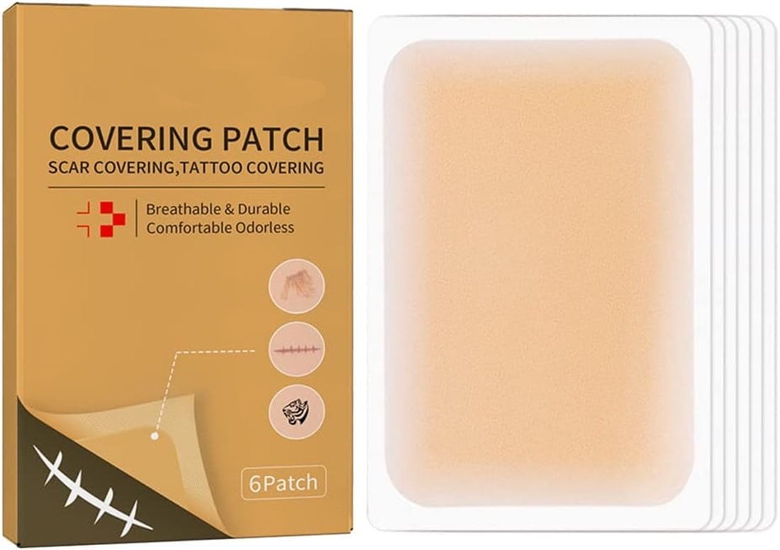 Mole Cover Tattoo Cover Up Patch for Scars and Tattoo, 6 Patches/Box ...