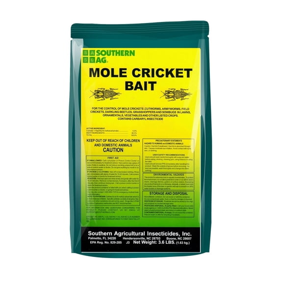 Mole Cricket Bait - Controls Insect Pests on Plants & Lawns - 3.6 lb ...