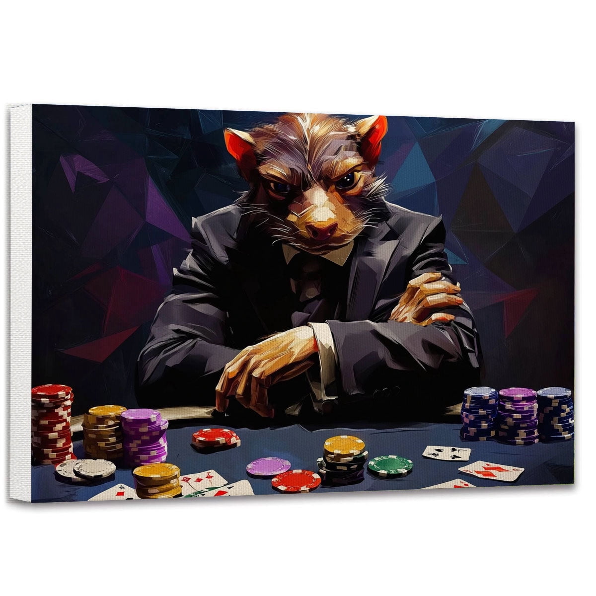 Mole Playing Poker Poster Wall Art Poster Wall Decor Aesthetic Posters ...