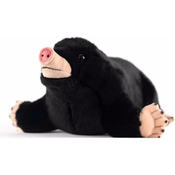 Mole Plush Animal - Black, 11.8" Long, Mole Stuffed Animal Toy for Boys ...