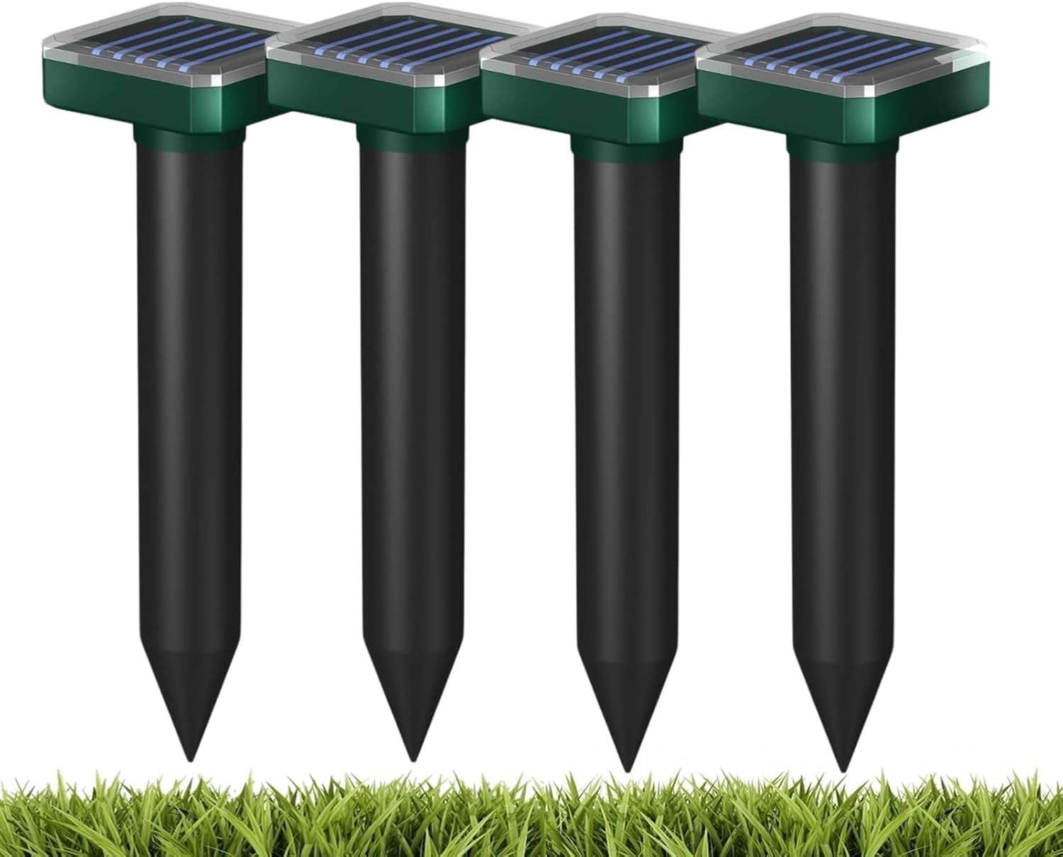 Mole Repellent Solar Powered 4 Pack,Snake Vole Repellent Outdoor ...