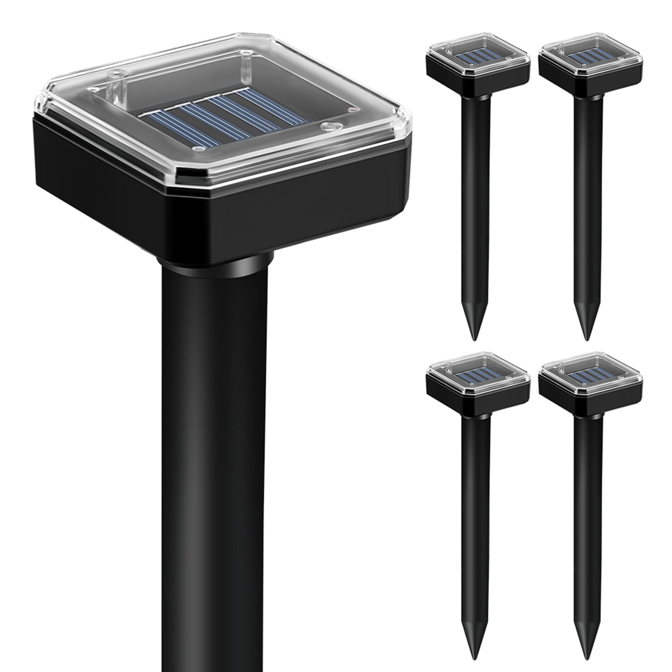 Mole Repellent Solar Powered 4 Pack,Vole Gopher Repellent Outdoor ...