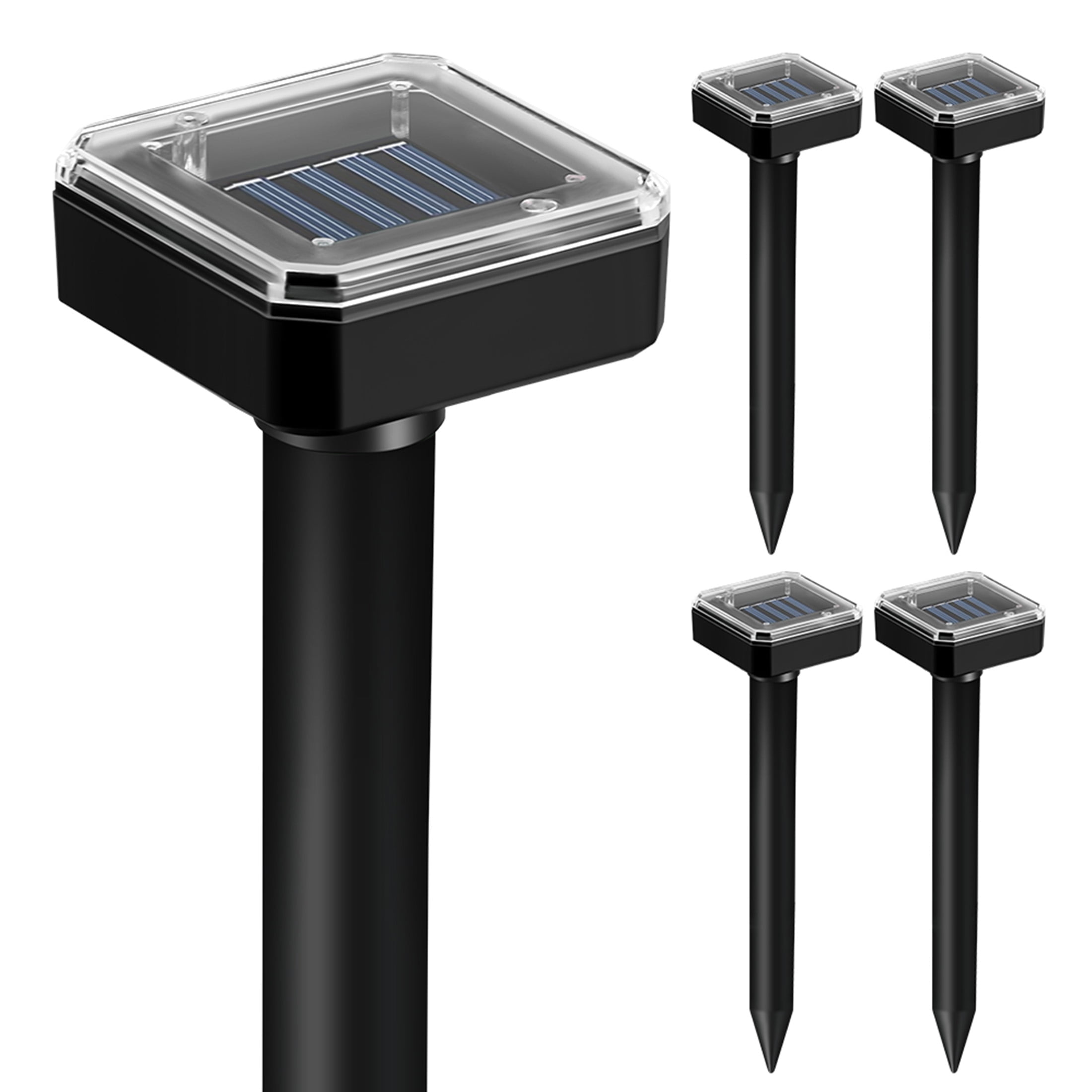Mole Repellent Solar Powered 4 Pack,Vole Gopher Repellent Outdoor ...