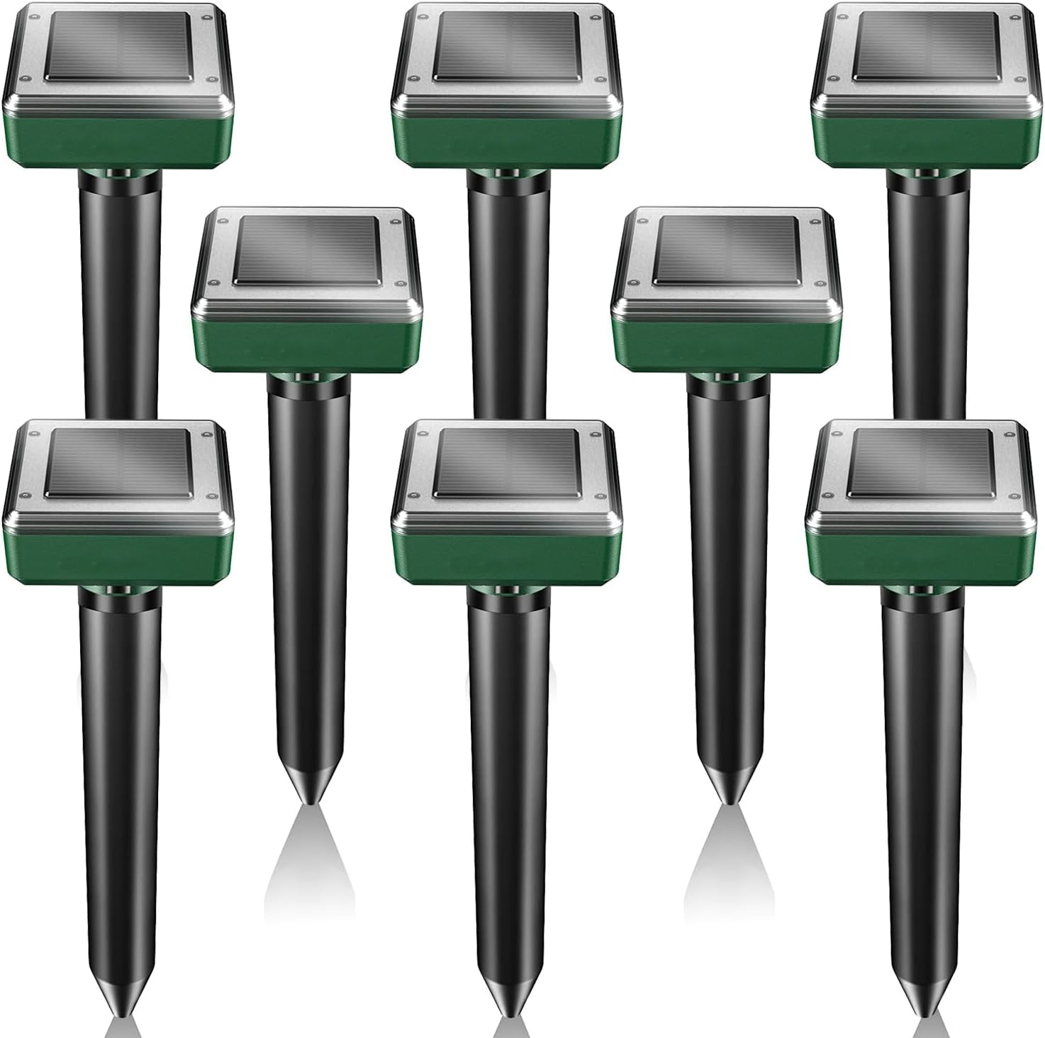 Mole Repellent Solar Powered for Lawns Vole Repellent Ultrasonic Gopher ...