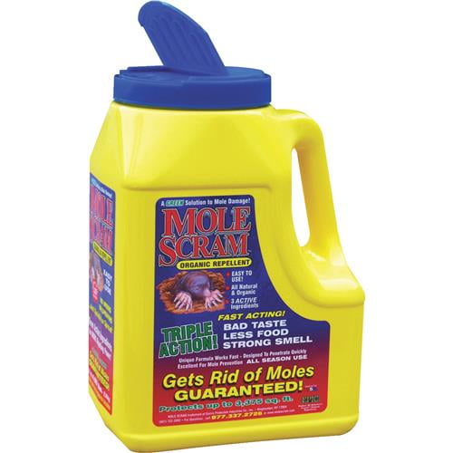 Mole Scram Organic Repellent 4.5#, Each - Walmart Business Supplies